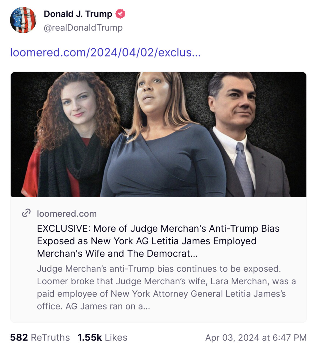 Trump Posts Multiple Articles Attacking Judge’s Family Despite Expanded Gag Order - MeidasTouch News