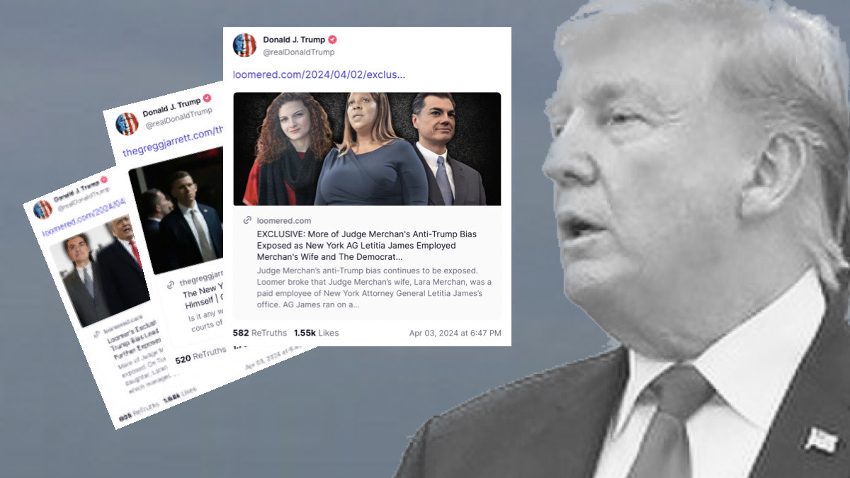 Trump Posts Multiple Articles Attacking Judge’s Family Despite Expanded Gag Order - MeidasTouch News