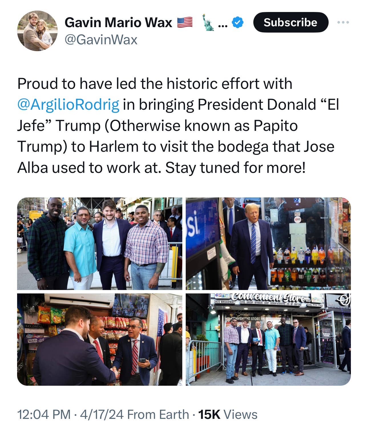 Busted! Trump's Harlem Bodega Visit Was Organized by Pro-Trump ...
