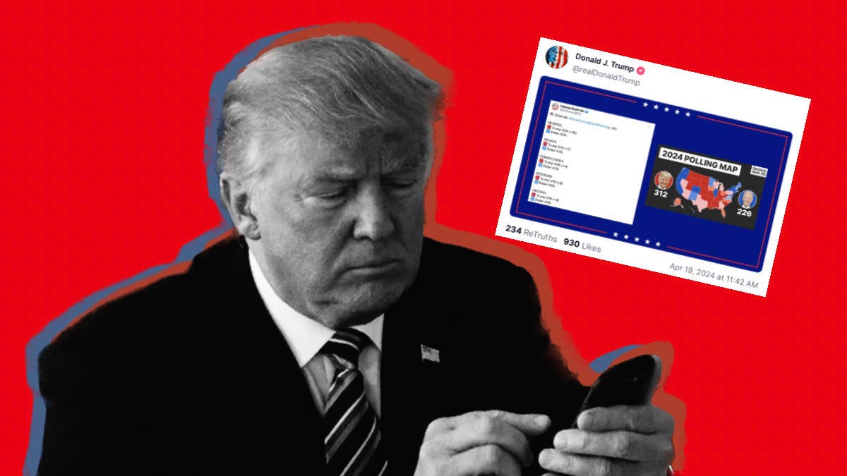 Trump Hides Biden’s Wisconsin Poll Numbers from Tweet Screenshot ...