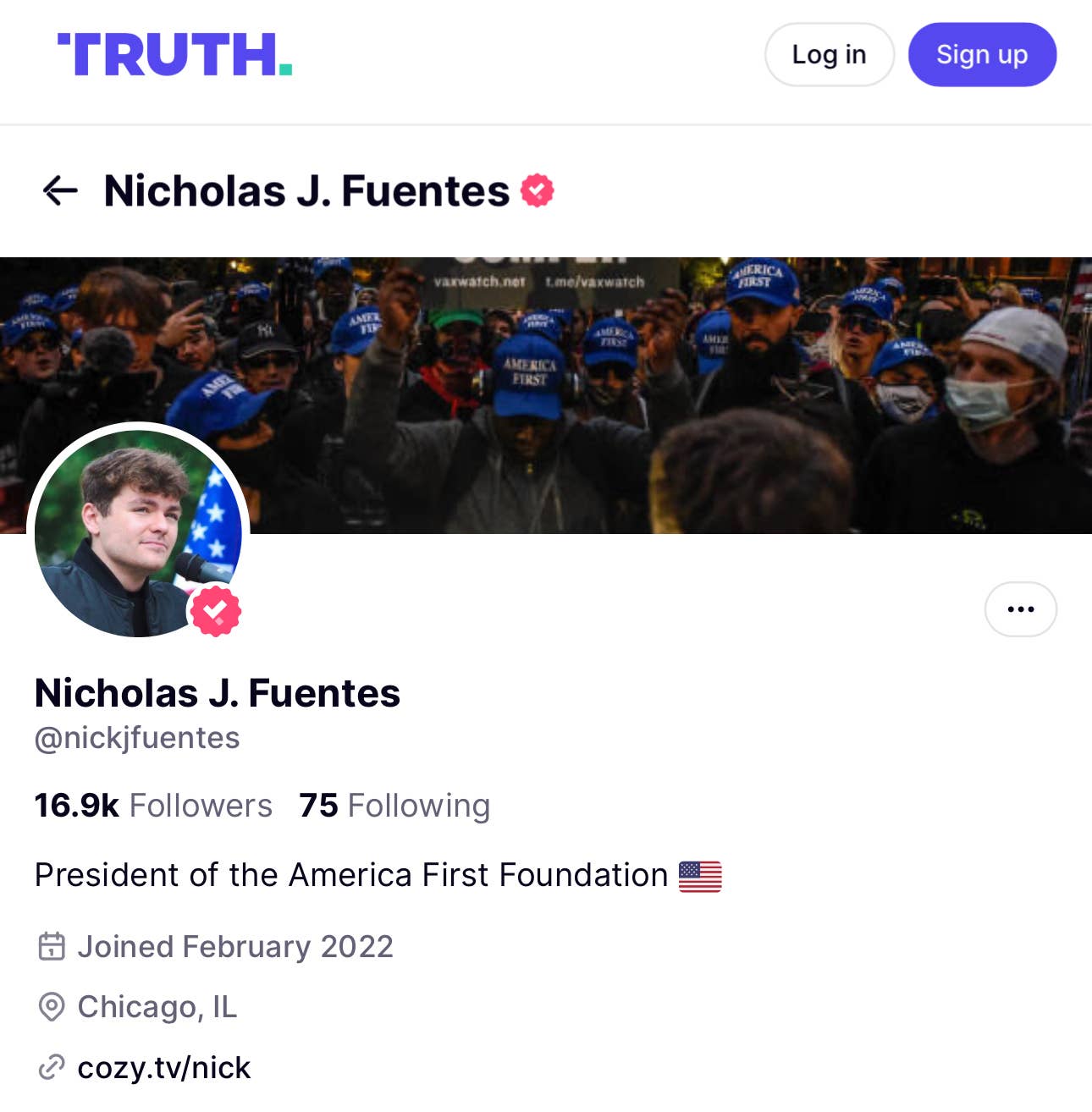 Trump Already Allows White Nationalist Nick Fuentes on Truth Social ...