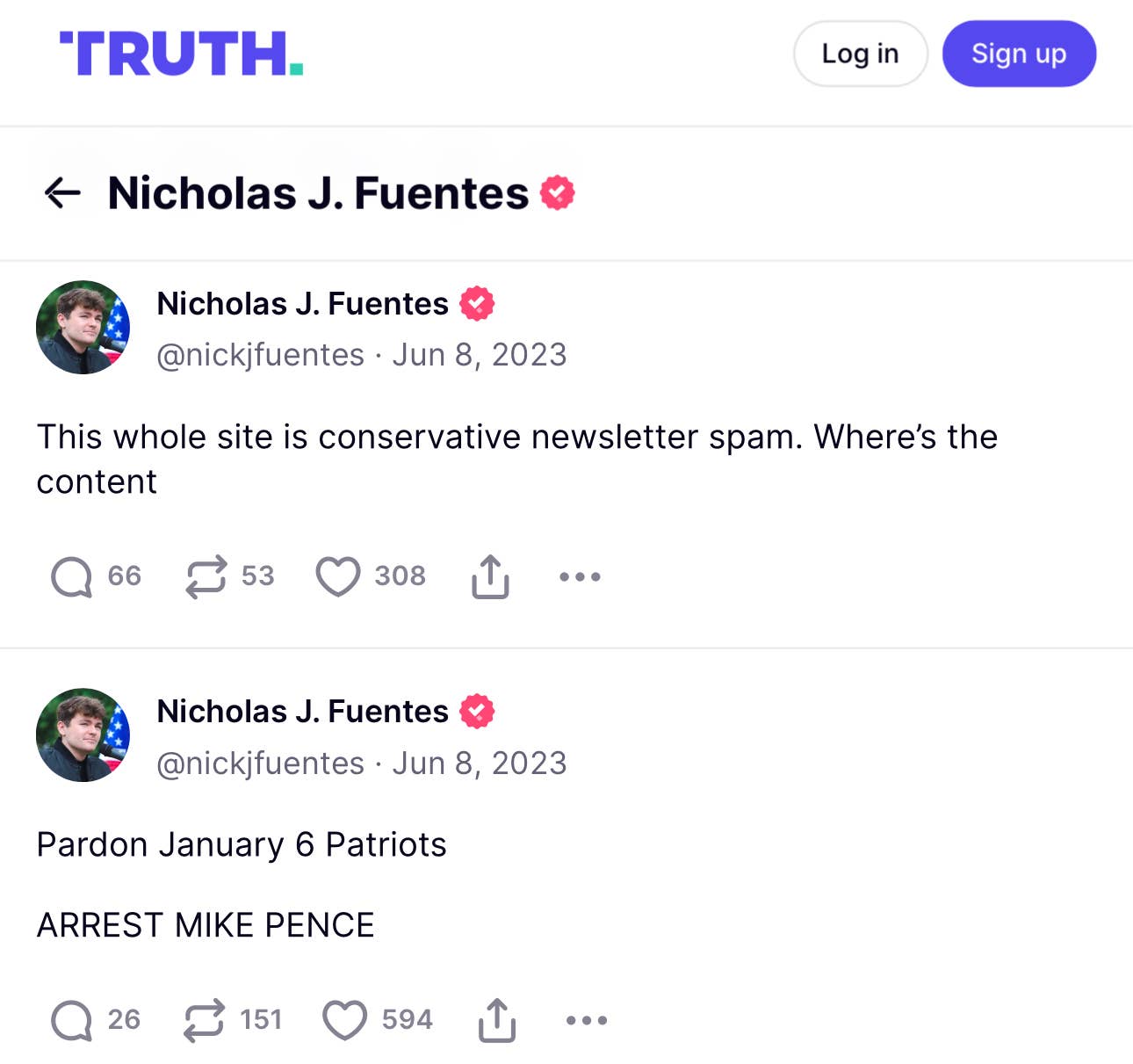 Trump Already Allows White Nationalist Nick Fuentes on Truth Social ...