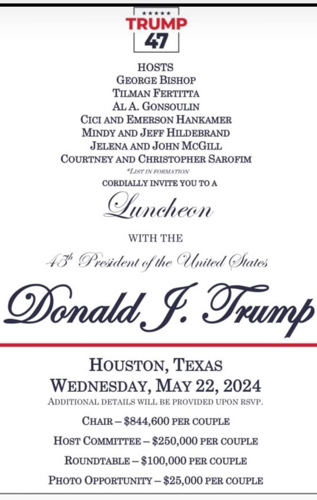 Houston Rockets Owner Hosts Trump Fundraiser in Texas - MeidasTouch News