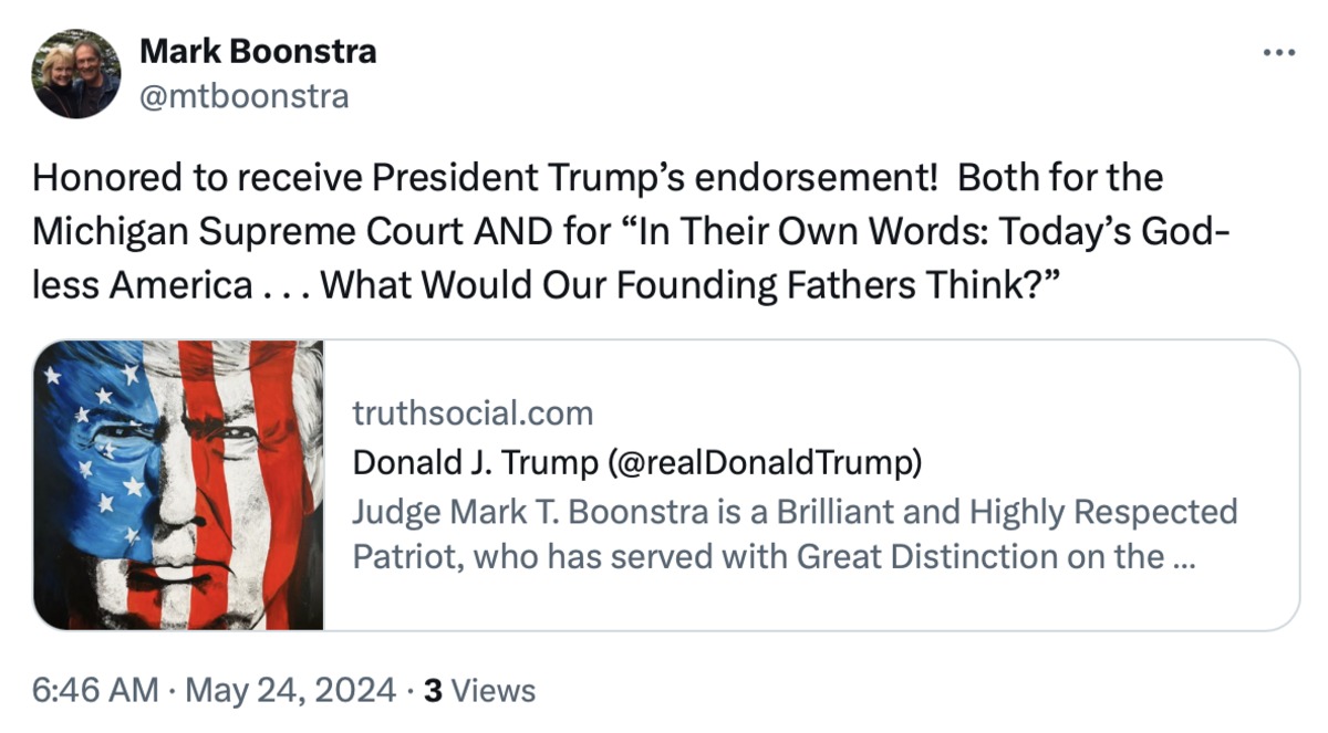 Trump-Endorsed Michigan Supreme Court Candidate Argued Against the ...