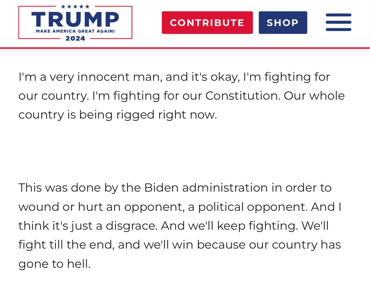 Convicted Felon Trump Calls Himself “A Very Innocent Man” - MeidasTouch ...