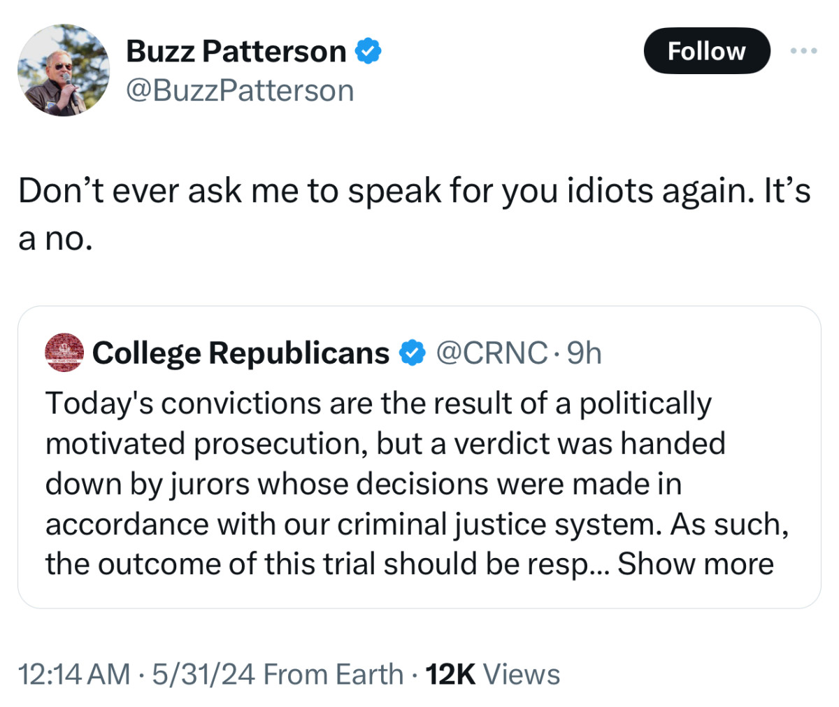 MAGA Loyalists Blast College Republicans For Stating Trump's Conviction ...