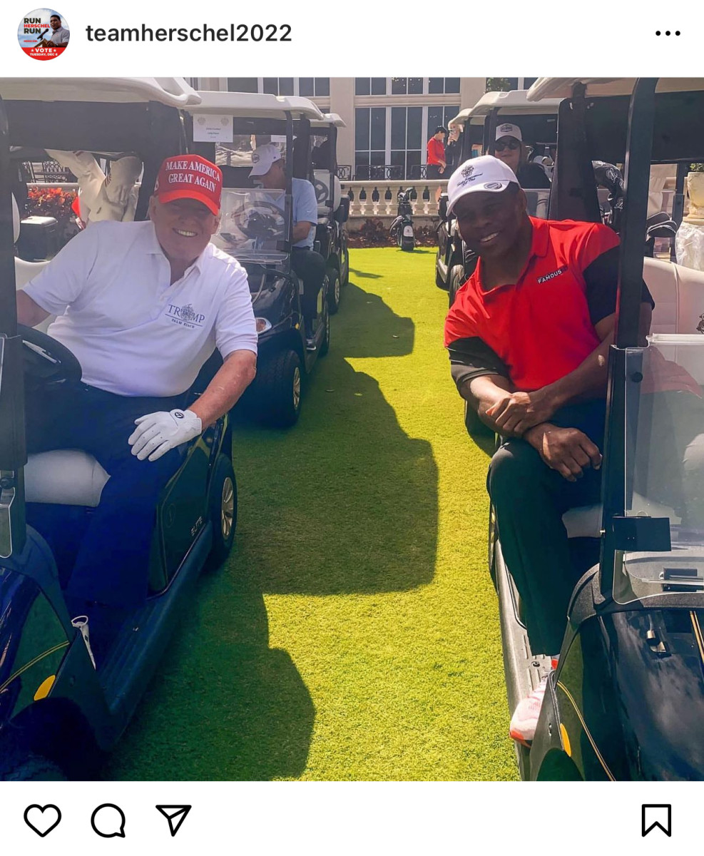 Trump Names Herschel Walker to "Black Americans for Trump" Coalition ...