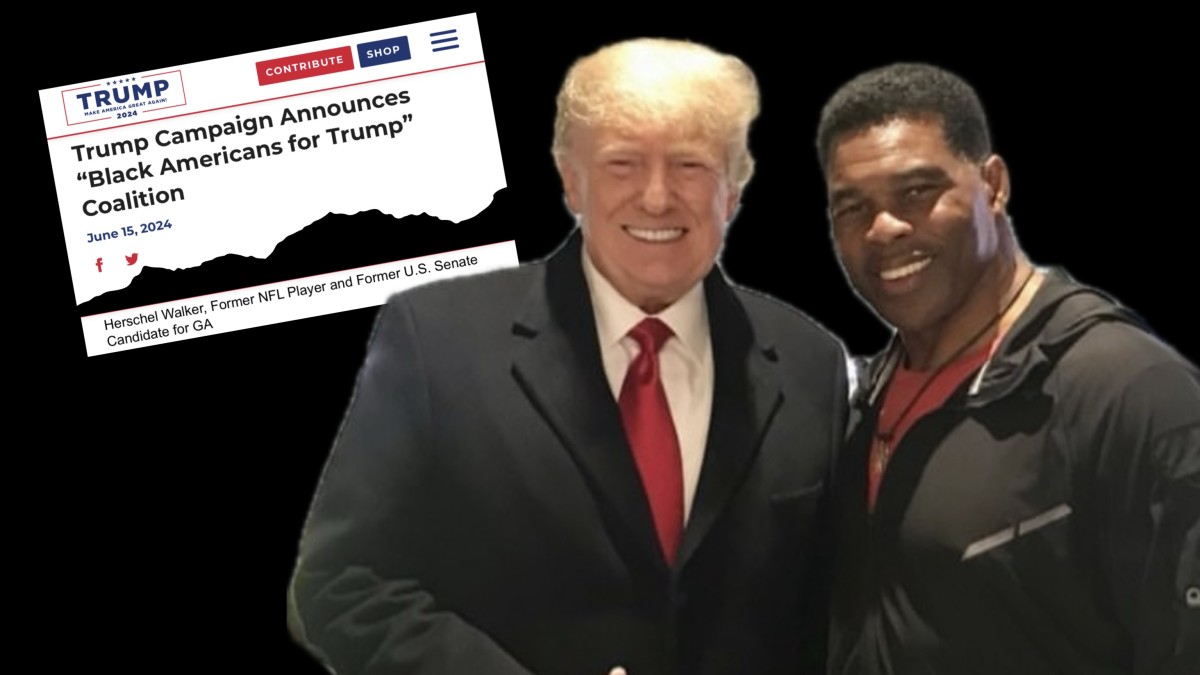Trump Names Herschel Walker to "Black Americans for Trump" Coalition ...