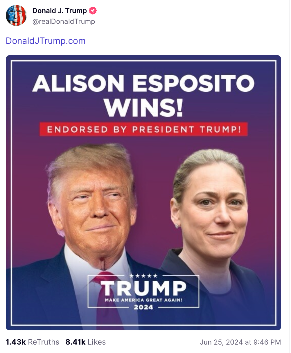 Trump Takes Credit for Endorsing GOP Candidates Without Challengers ...