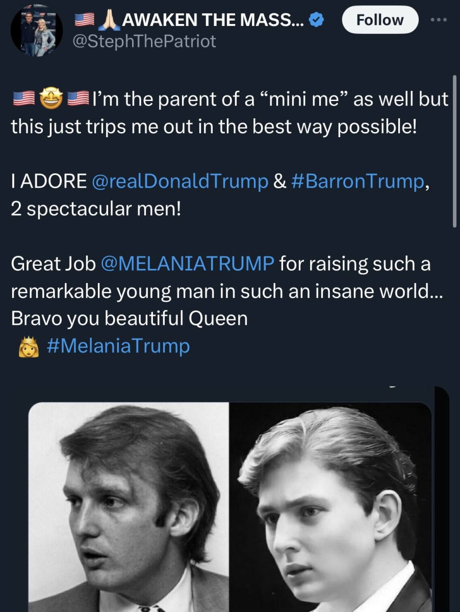 Bizarre MAGA Reaction to Barron Trump Rally Appearance - MeidasTouch News