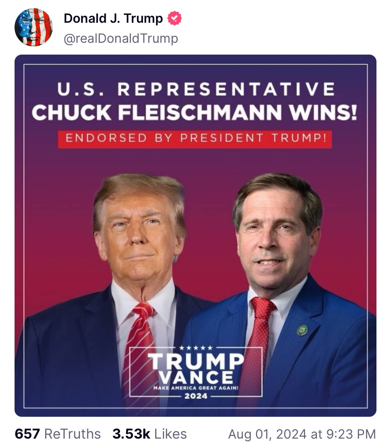 Trump Spikes Football for Unopposed Endorsement Wins in Tennessee GOP ...