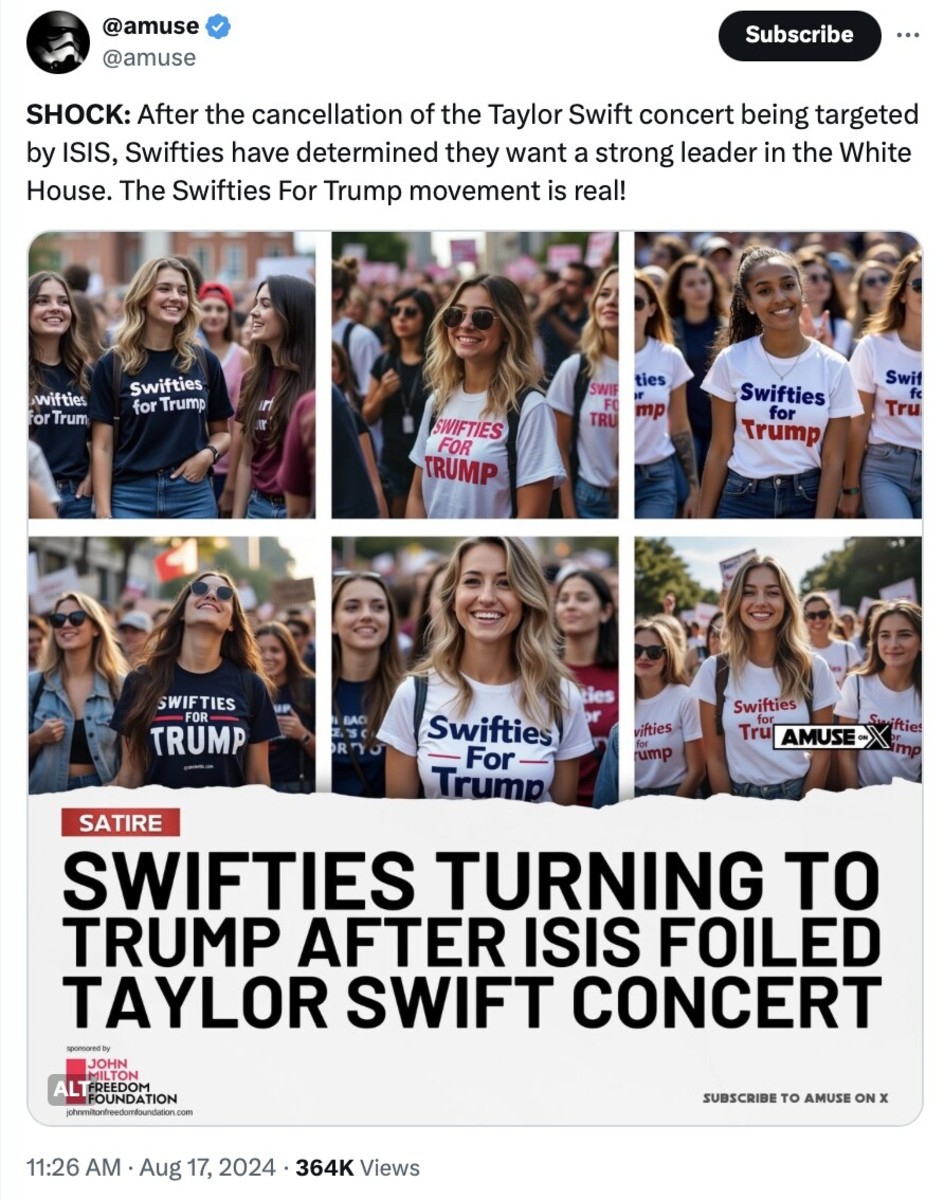 Trump Accepts Fake Endorsement From AI Taylor Swift - MeidasTouch News