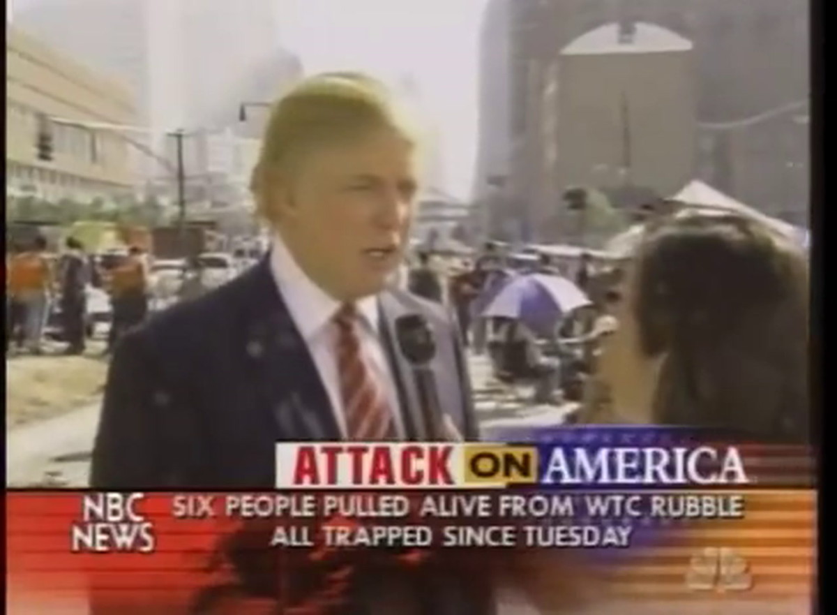 Donald Trump interview 2 days after 9_11 at ground zero - MeidasTouch News