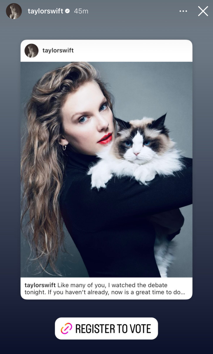 Taylor Swift Endorses Kamala Harris After Trump Debate Disaster ...