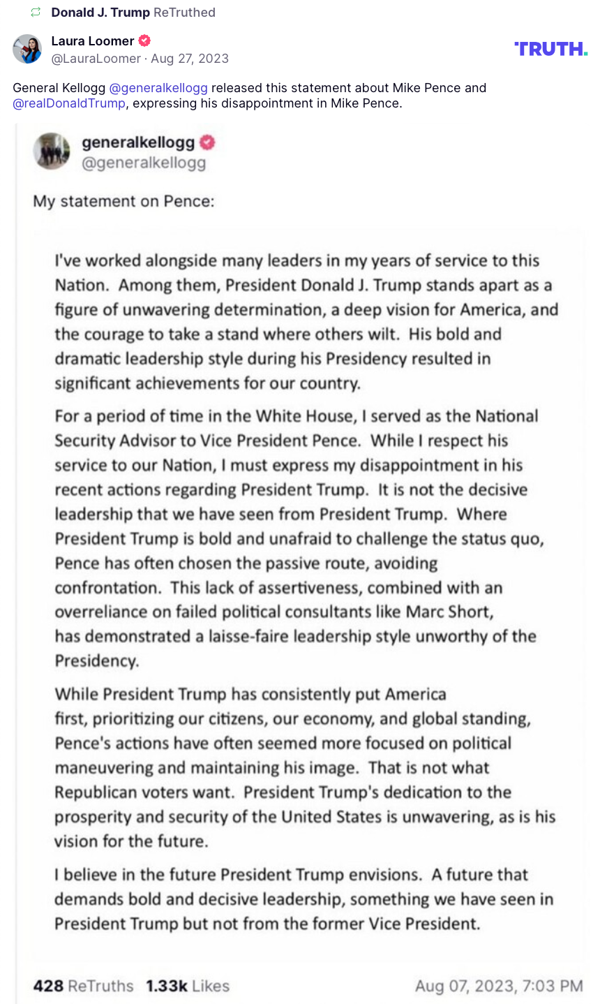 Trump Shared Laura Loomer and Her Content a Whopping 101 Times on Truth ...