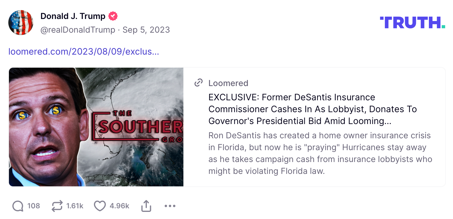 Trump Shared Laura Loomer and Her Content a Whopping 101 Times on Truth ...