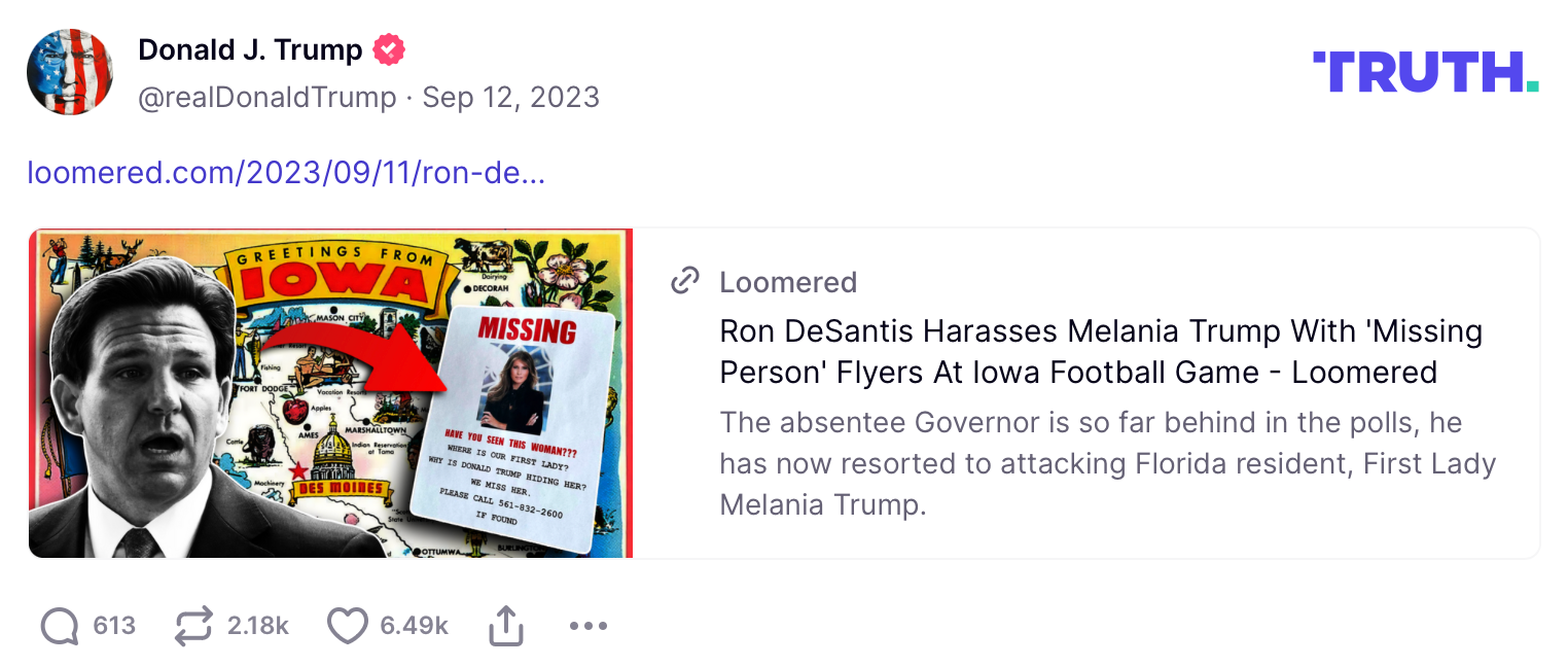 Trump Shared Laura Loomer and Her Content a Whopping 101 Times on Truth ...