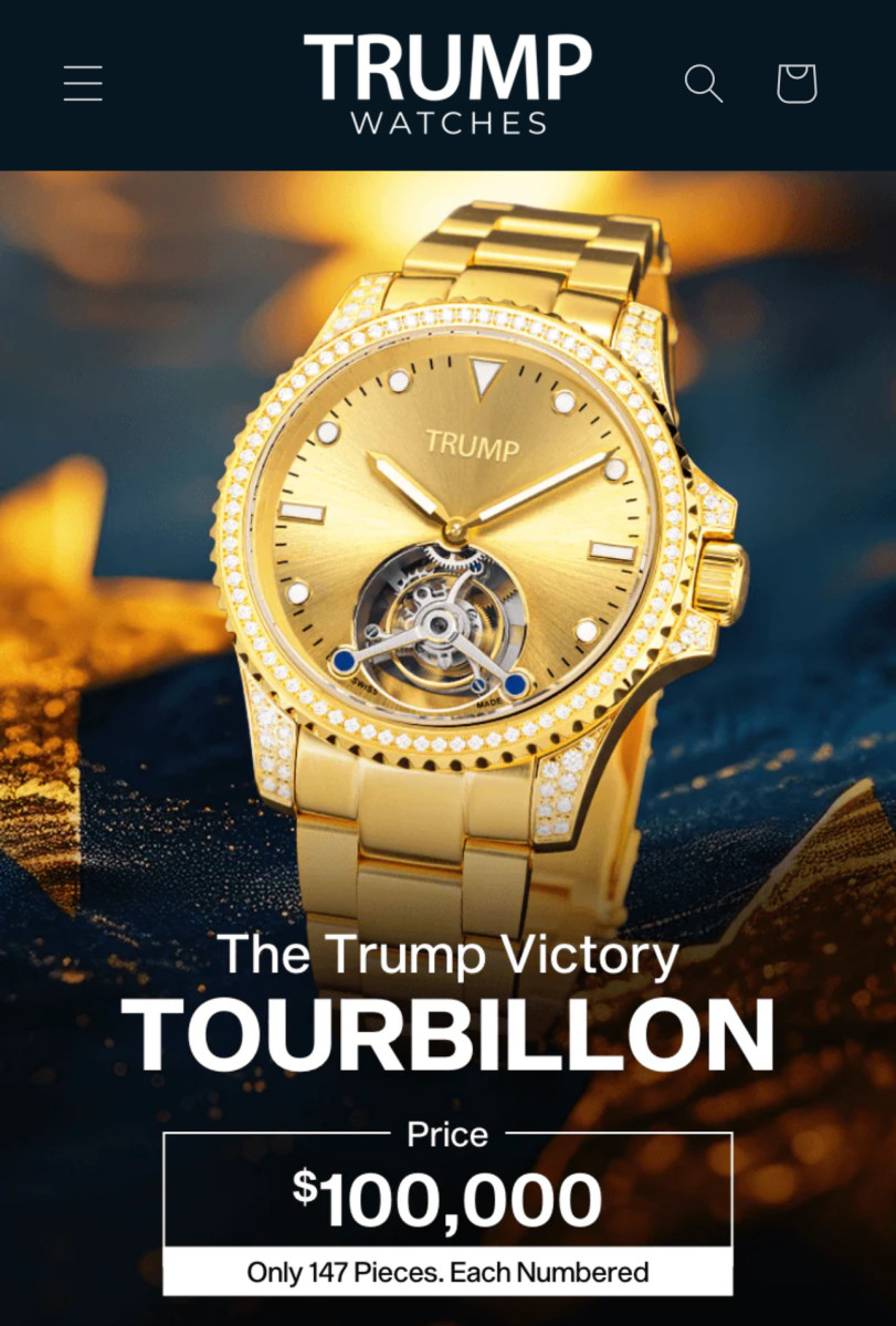 Trump Begins Selling $100,000 Watches - MeidasTouch News