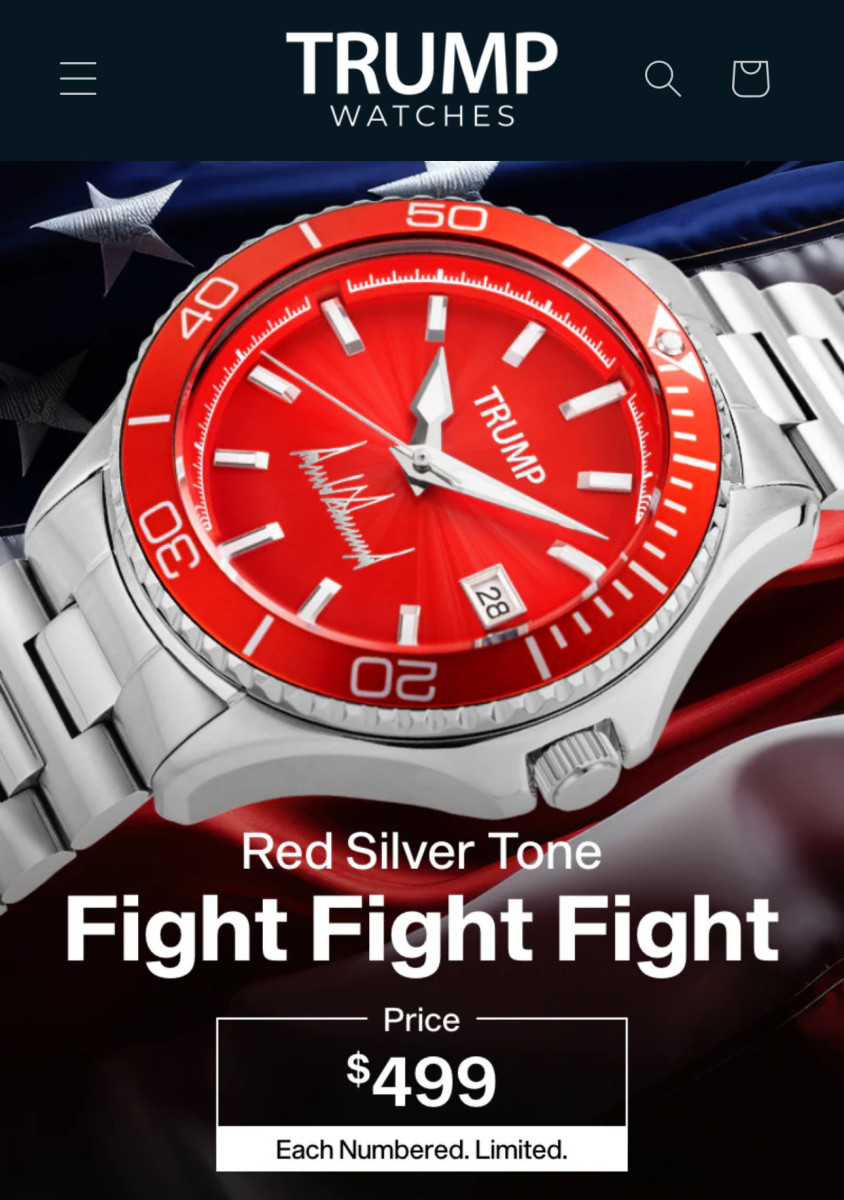 Trump Begins Selling $100,000 Watches - MeidasTouch News