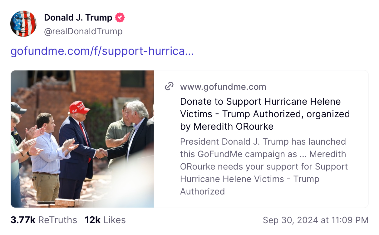 Trump's GoFundMe Is Organized by His Own Campaign Finance Director ...