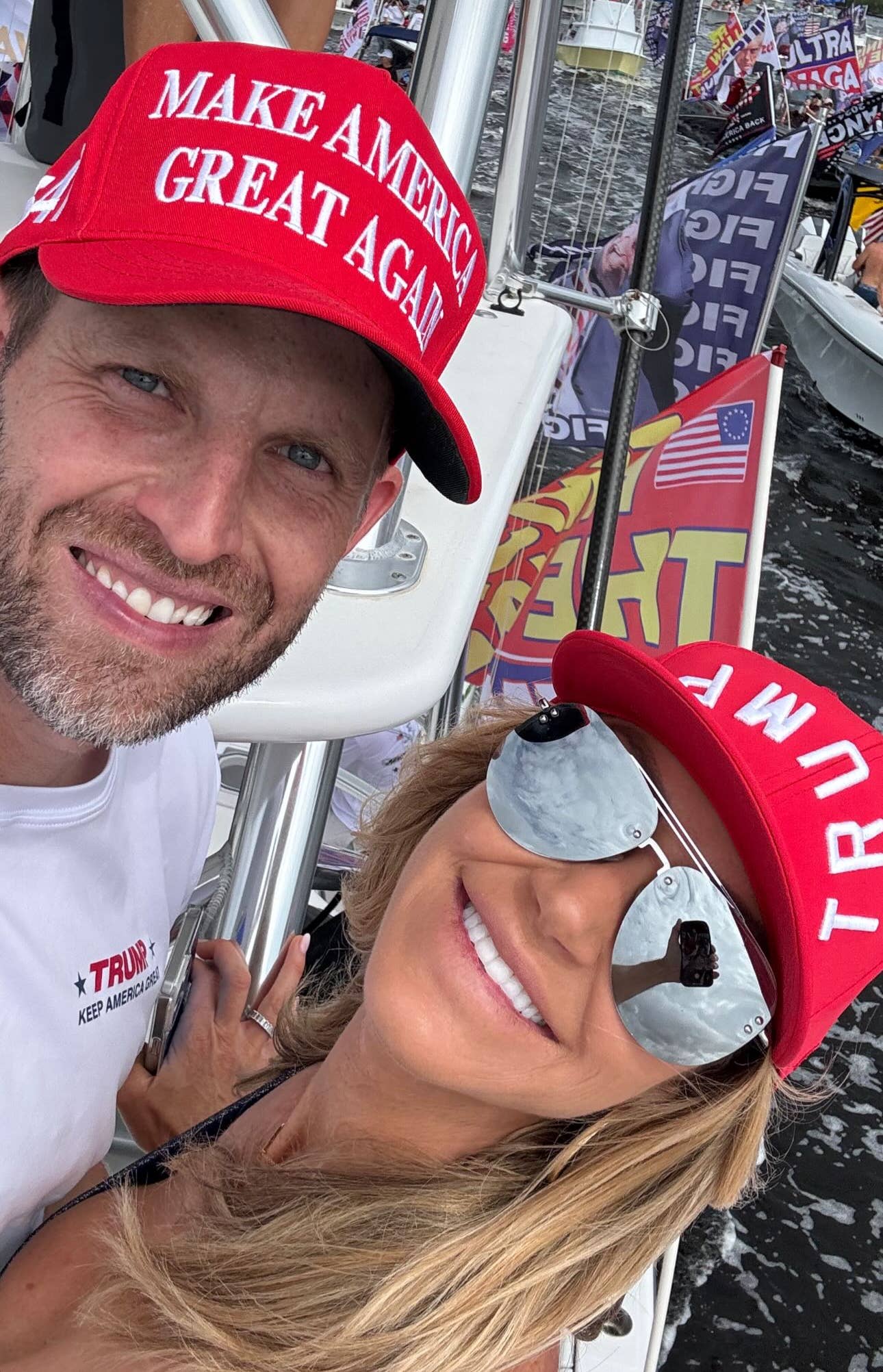 Trump Celebrates Boat Parade Joined by Neo-Nazis - MeidasTouch News