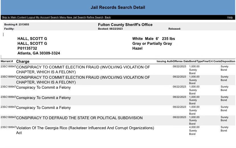 First Mugshots Released of Trump Co-Conspirators in Fulton County RICO ...