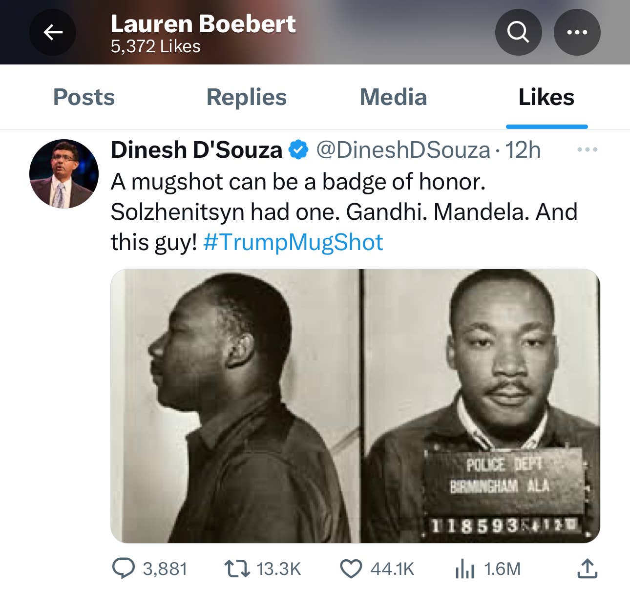 Lauren Boebert Liked Tweet Comparing Trump to MLK - MeidasTouch News