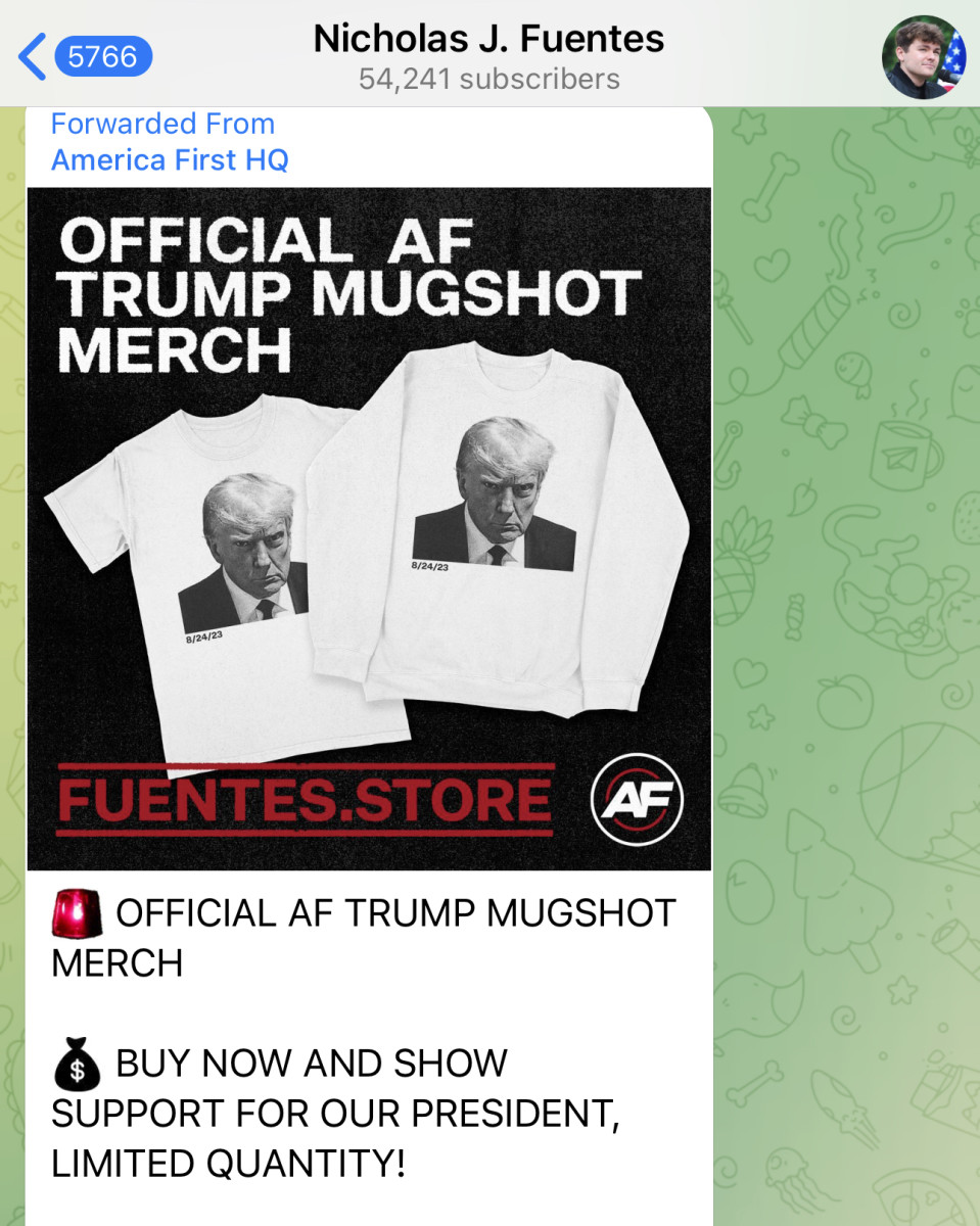 White Nationalist Holocaust Denier Nick Fuentes is Selling Trump ...