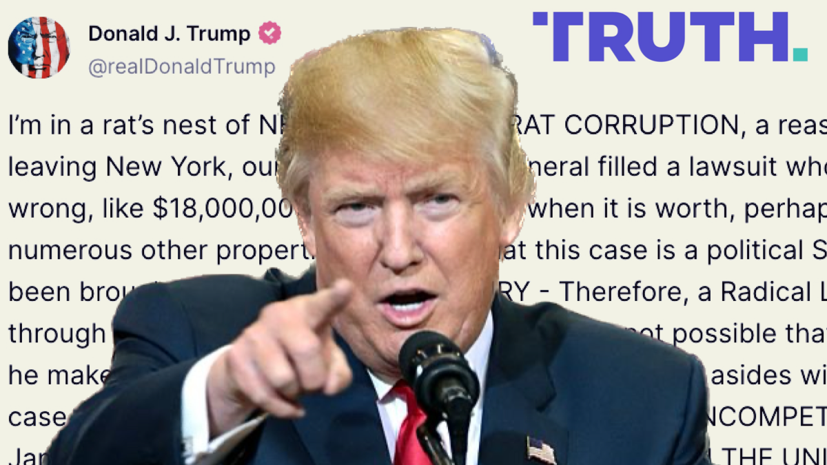 Trump Cries For “Help,” Calls His Civil Trial a “Sh.. Show ...