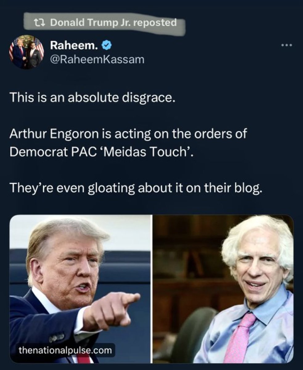 EXCLUSIVE: Don Jr. Posts Attack on Judge After Gag Order Violation ...