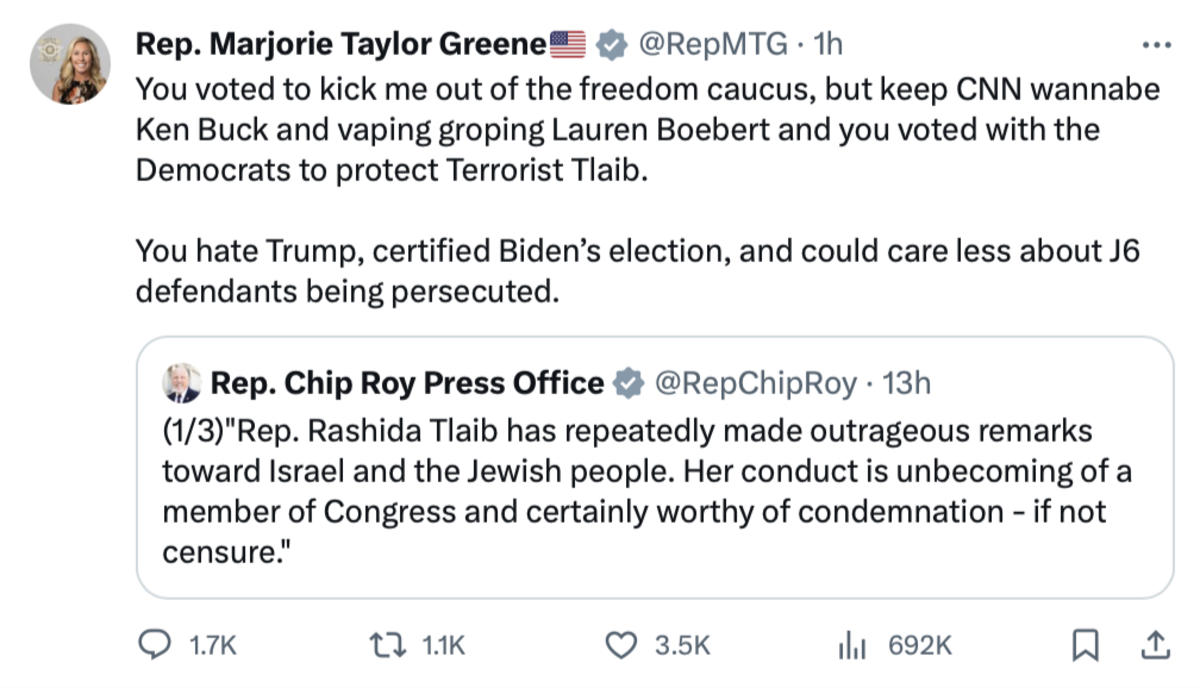 Marjorie Taylor Greene Attacks "Vaping Groping Lauren Boebert ...