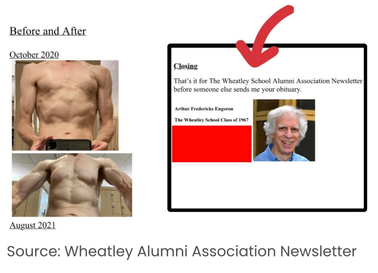 Trump Complains About Judge Engoron's Jacked Before and After Body Pics ...