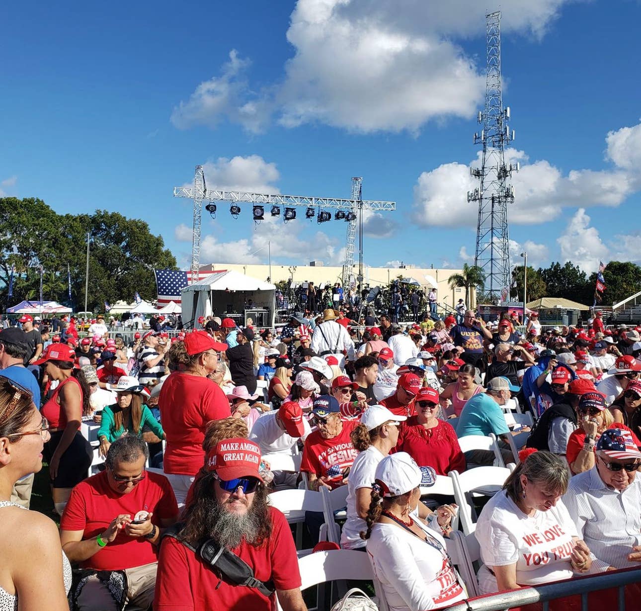 Trump Defends Crowd Size: “People Rushed from Bleachers to Field Area ...