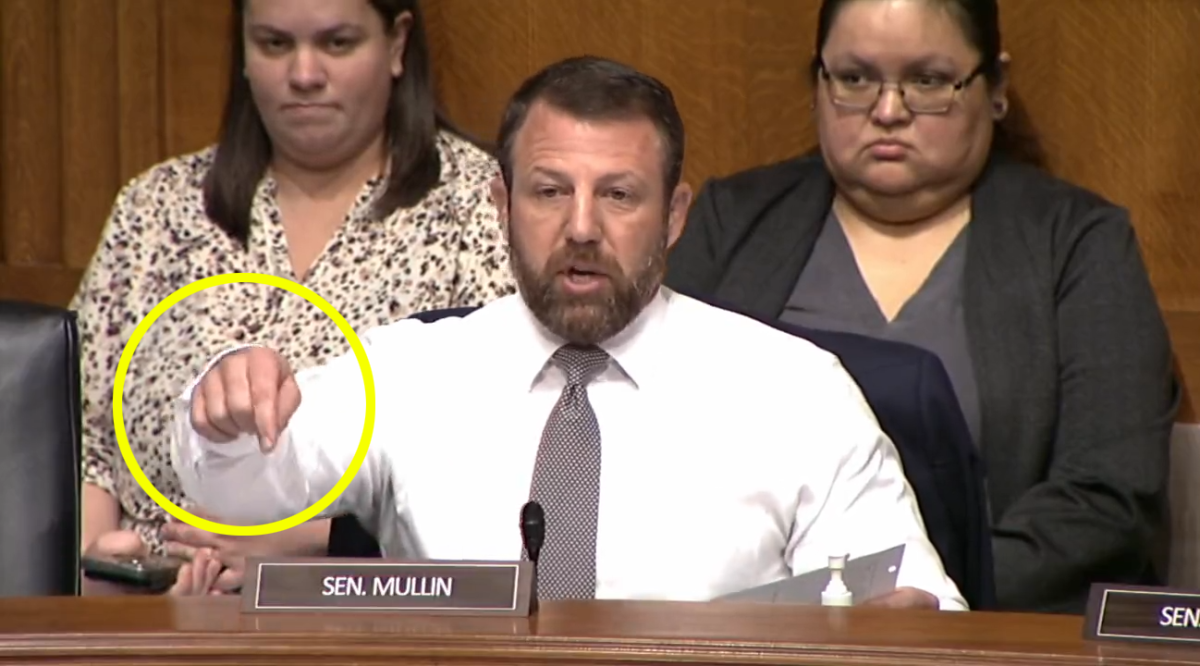 Markwayne Mullin Picked The Noses Of Members Of Congress On Trip To ...