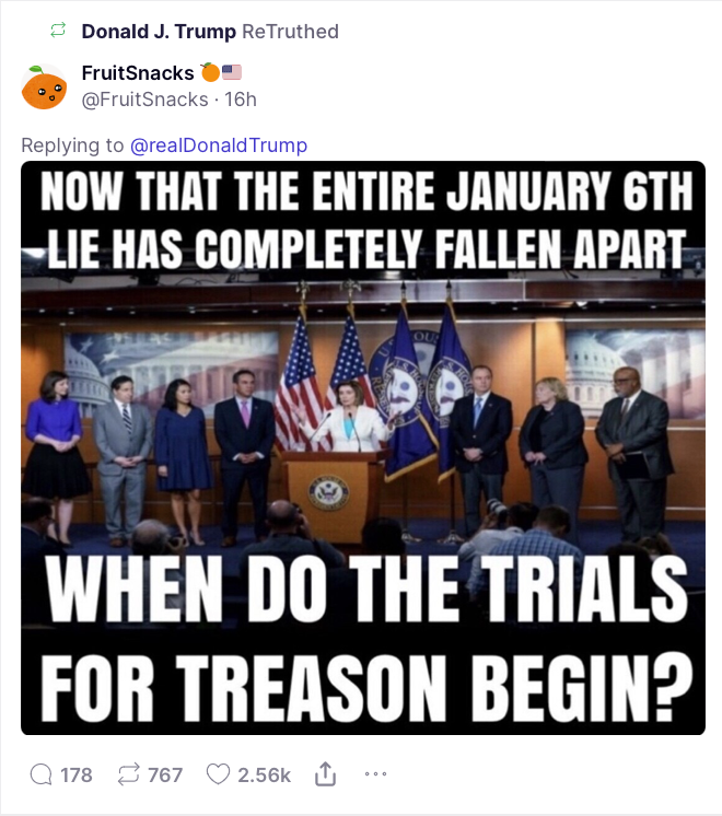 Chaos Candidate Trump’s Truth Social Rants in the Past 48 Hours ...