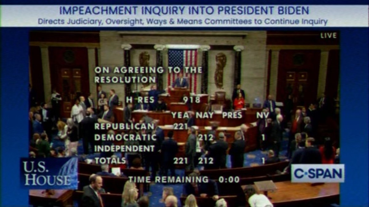 Despite No Evidence of Wrongdoing, Republicans Open Impeachment Inquiry ...