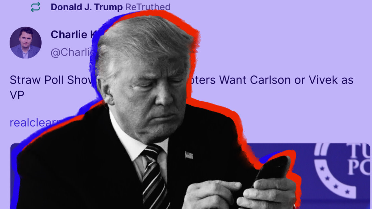 Trump Repost Signals Tucker Carlson or Vivek Ramaswamy as VP Picks ... Trump Repost Signals Tucker Carlson or Vivek Ramaswamy as VP Picks ...