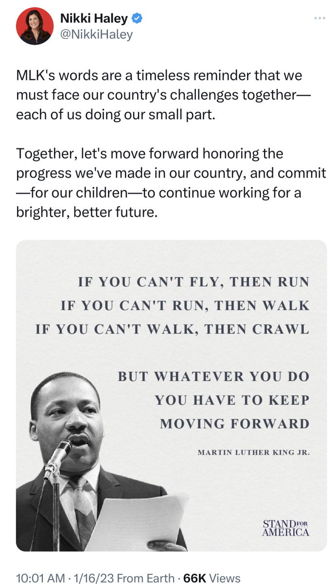 Unlike Joe Biden, Trump Didn't Post an MLK Day Message to Social Media ...