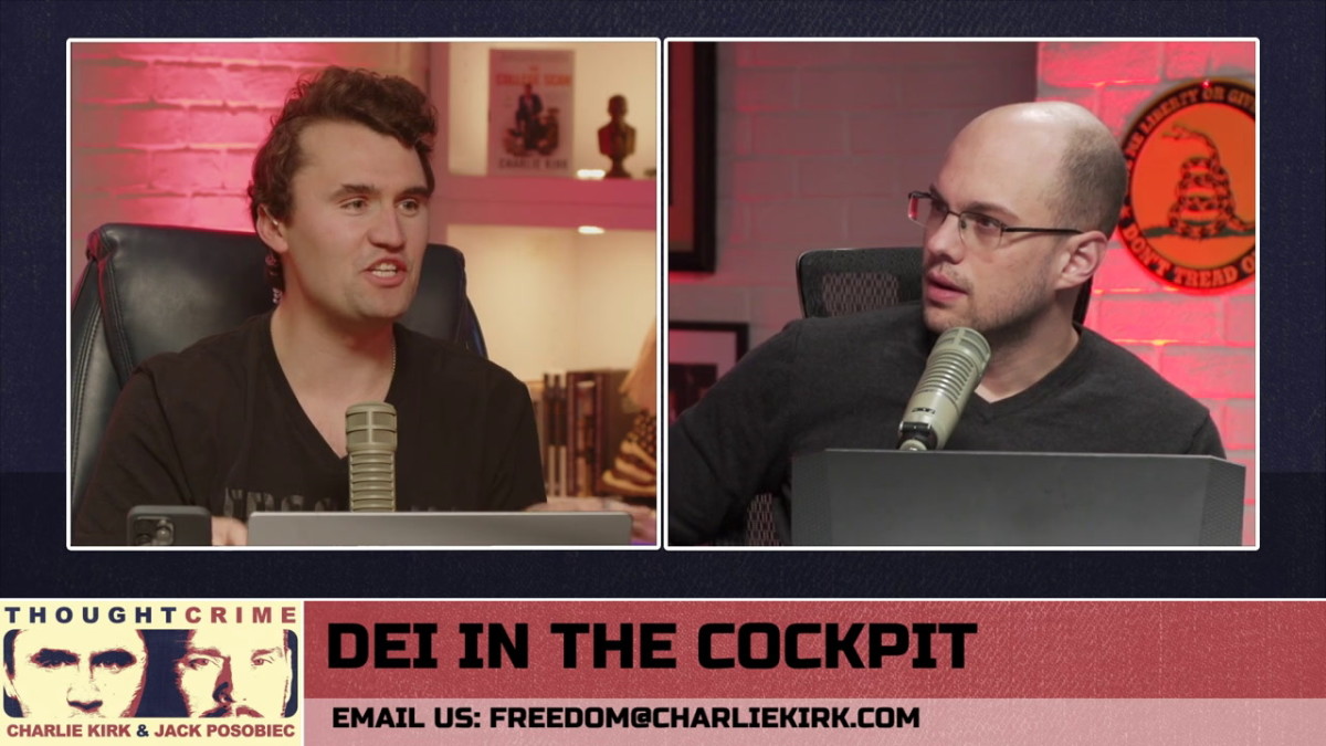 Charlie Kirk: “If I see a Black pilot, I’m going to be like, ‘Boy, I ...