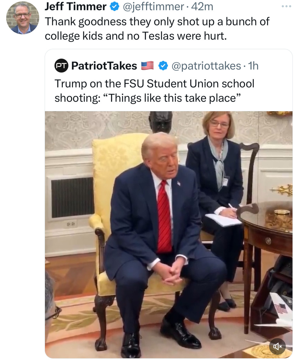 Trump on FSU School Shooting: “Things Like This Take Place,” Internet ...
