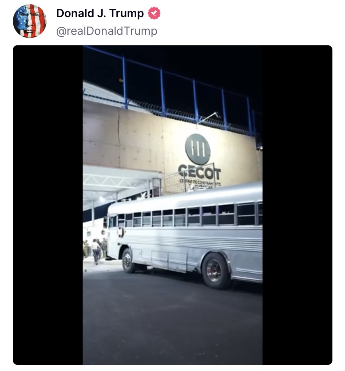 Trump Posted Multiple CECOT Mega-Prison Hype Videos on Good Friday ...