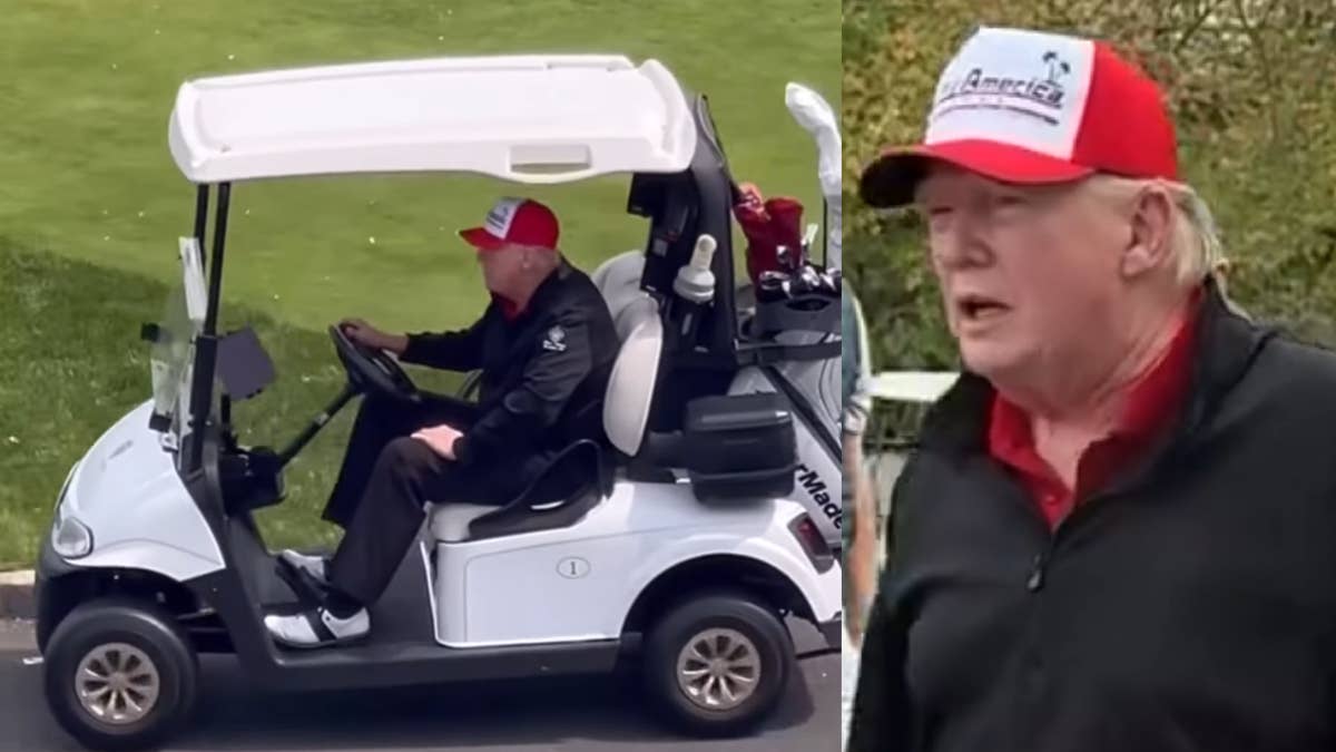 Trump Conceals Easter Golf Outing from Press Pool - MeidasTouch News
