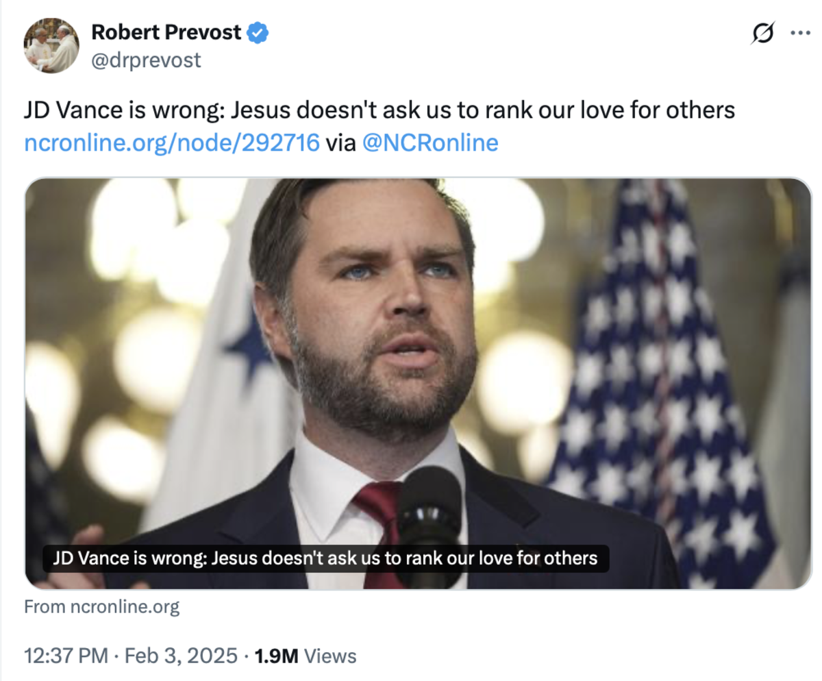 "JD Vance is Wrong"– New Pope Leo XIV Has a History of Criticizing ...