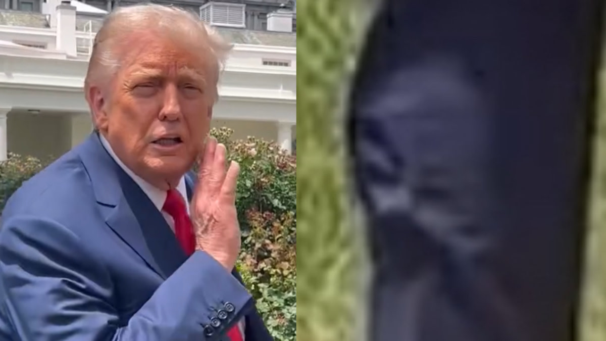 Catheter? Leg Braces? Internet Reacts to Apparent Bulges in Trump’s ...