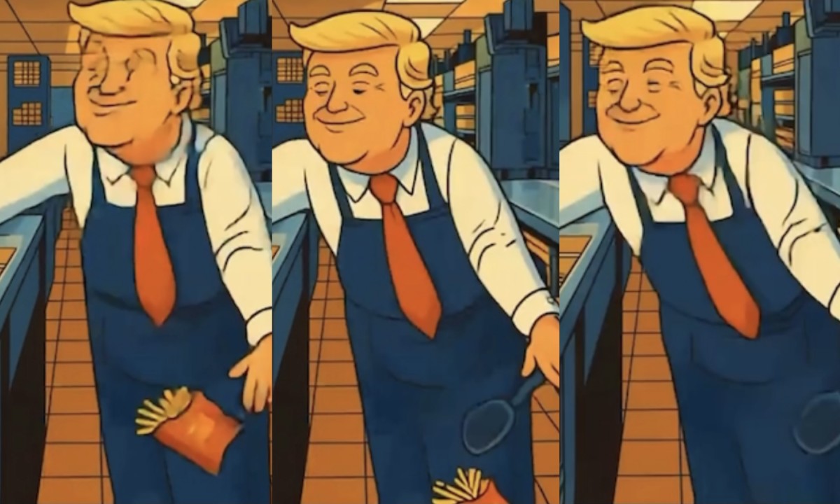 Oops! White House Streams Video of Trump Dropping French Fries On the ...