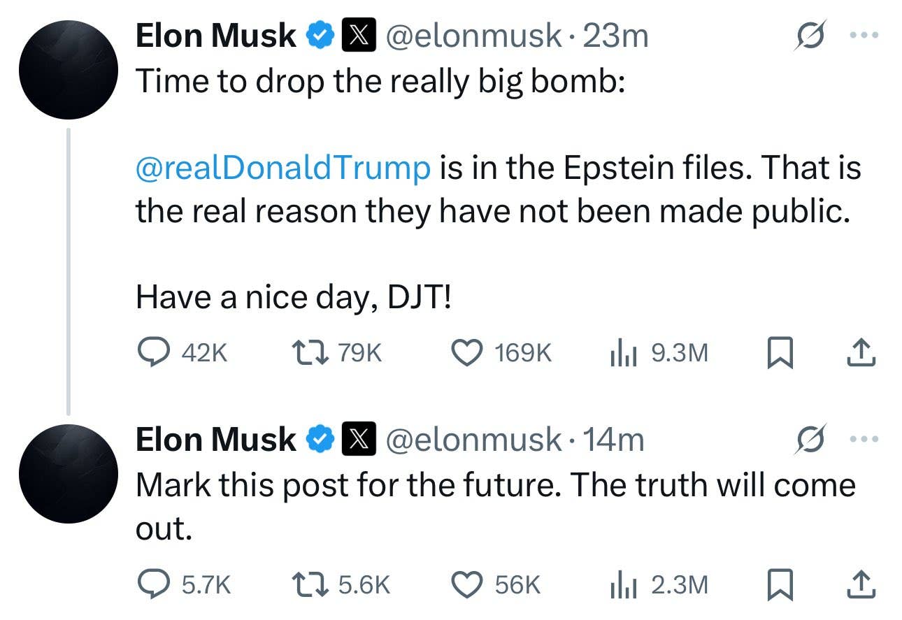 Elon Musk Calls for Release of Unredacted Epstein Files Amid Spending ...