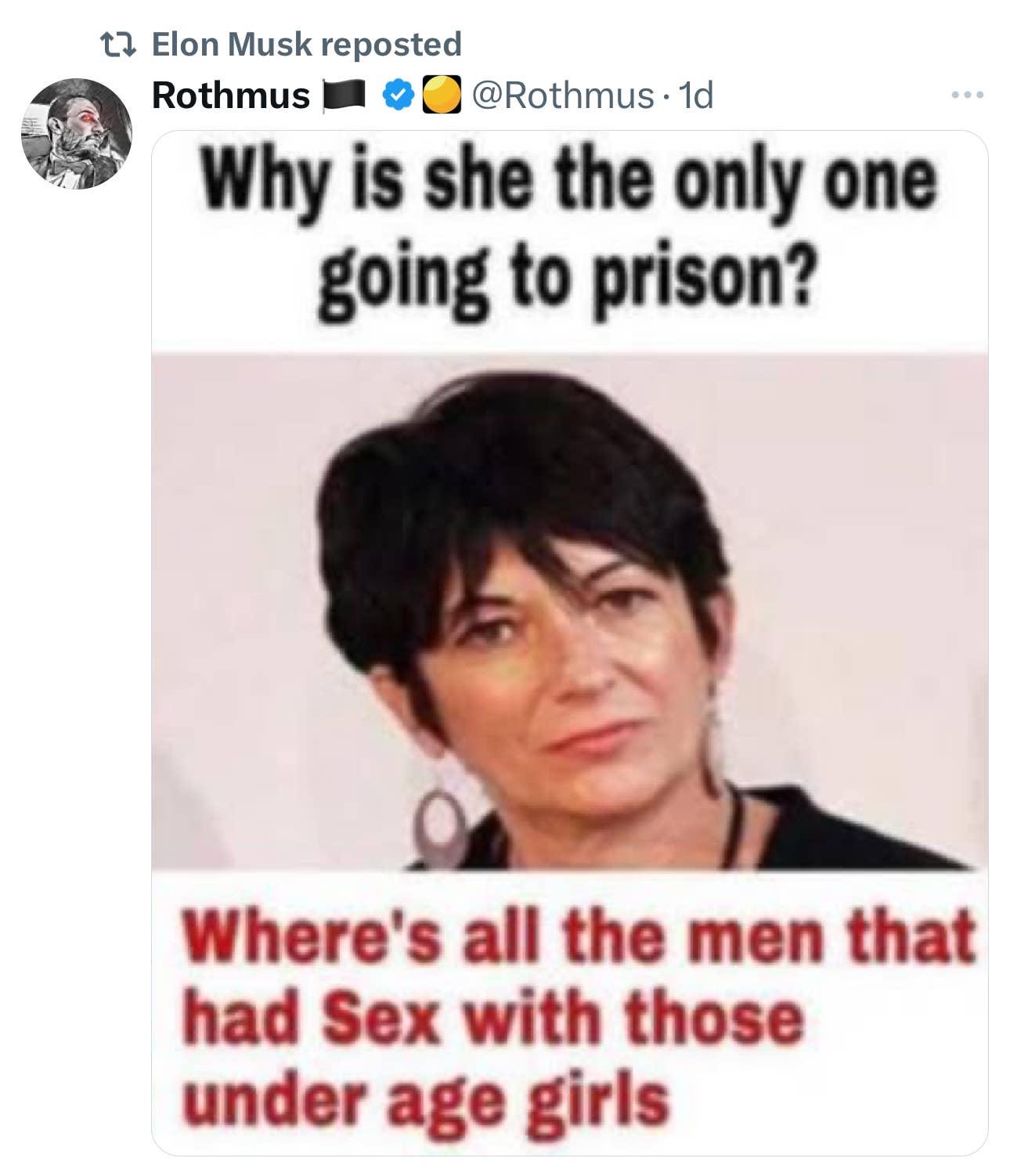 Musk Amplifies Meme Asking Why Epstein Clients Aren’t in Prison ...