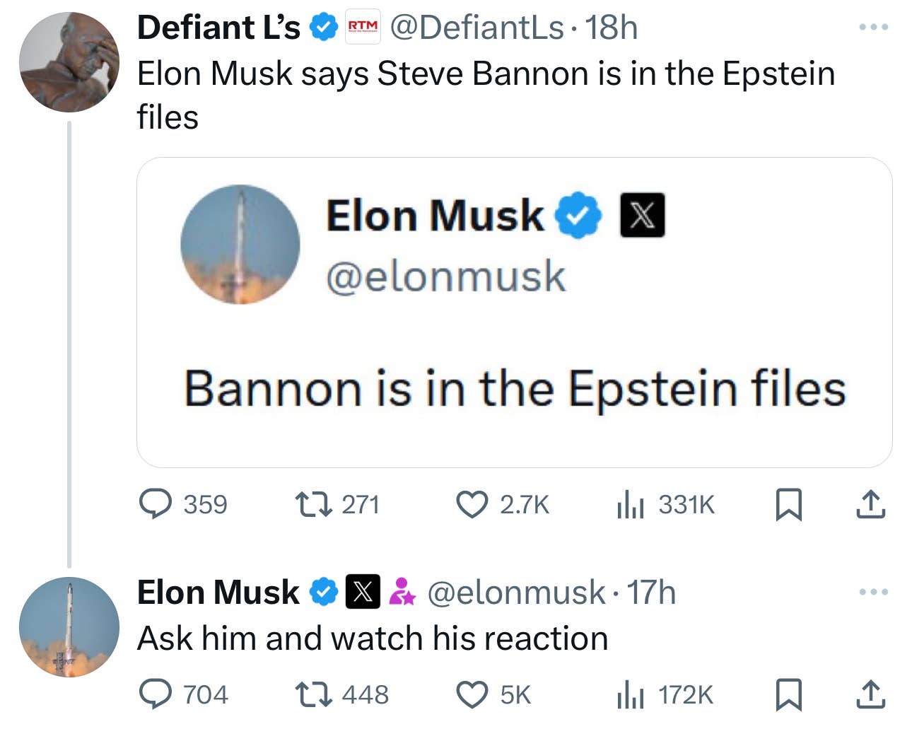 25 Tweets… Elon Musk Continues Attacking Trump Over Epstein Files ...
