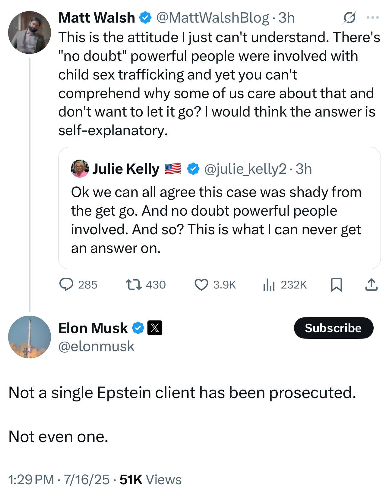15 More Tweets: Elon Musk Continues to Blast Trump's Epstein Cover-Up ...