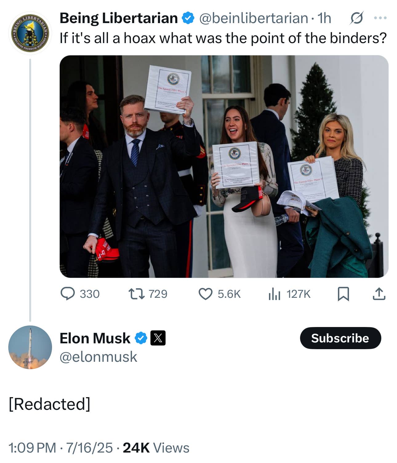 15 More Tweets: Elon Musk Continues to Blast Trump's Epstein Cover-Up ...